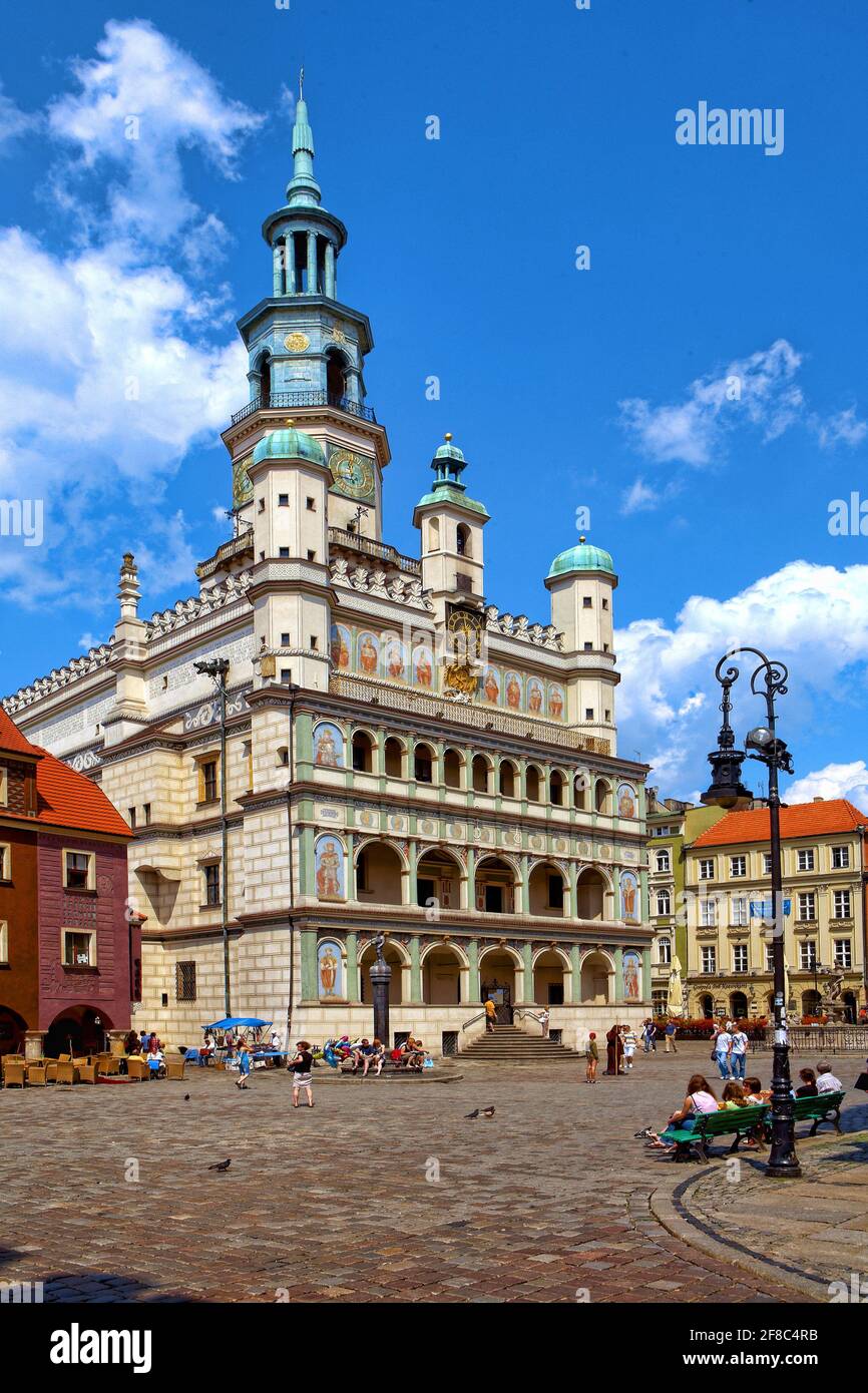 Poland, Poznan, Town Hall, Great Poland voivodeship Stock Photo - Alamy