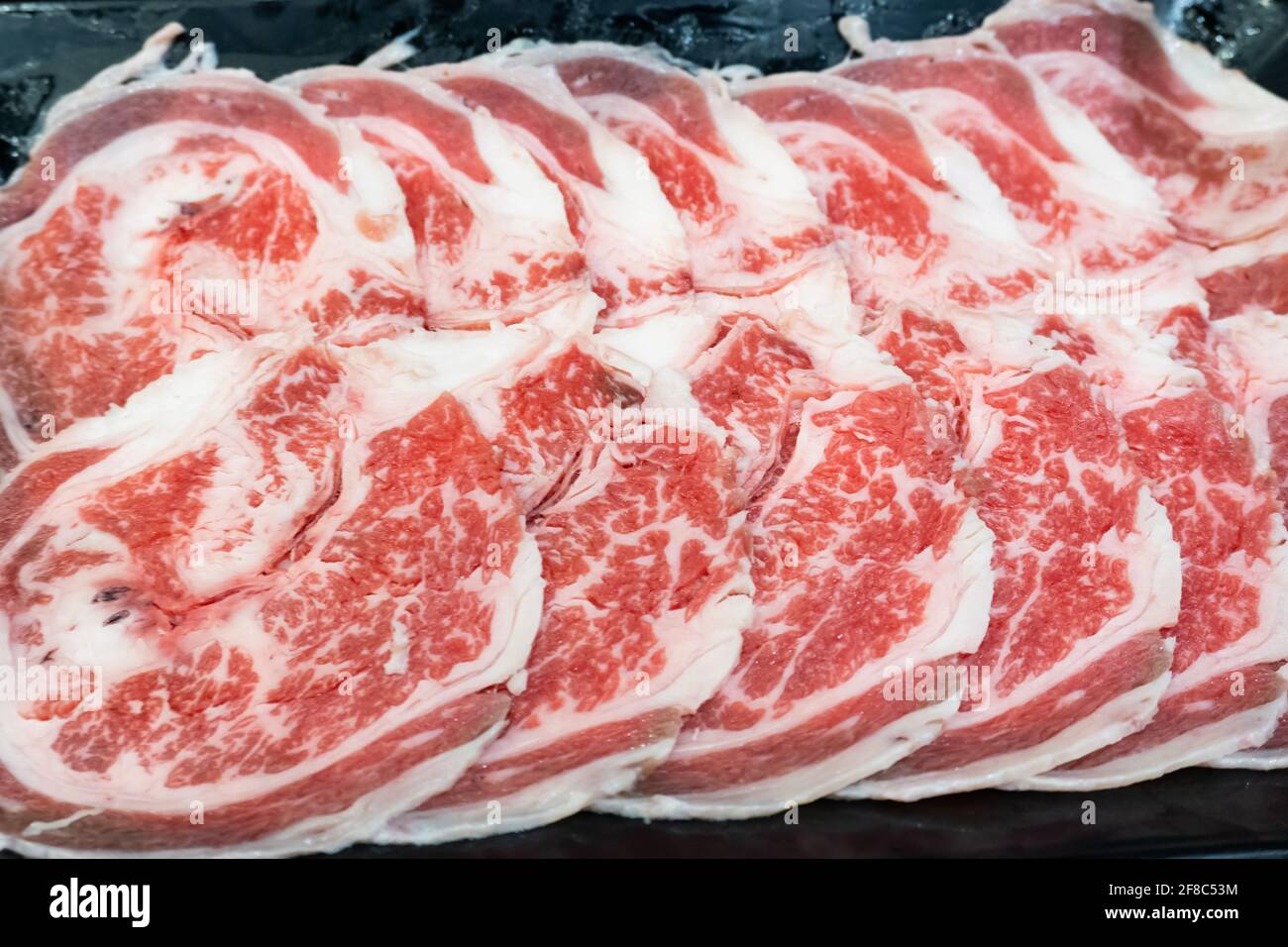 Raw beef slice for grille Stock Photo - Alamy