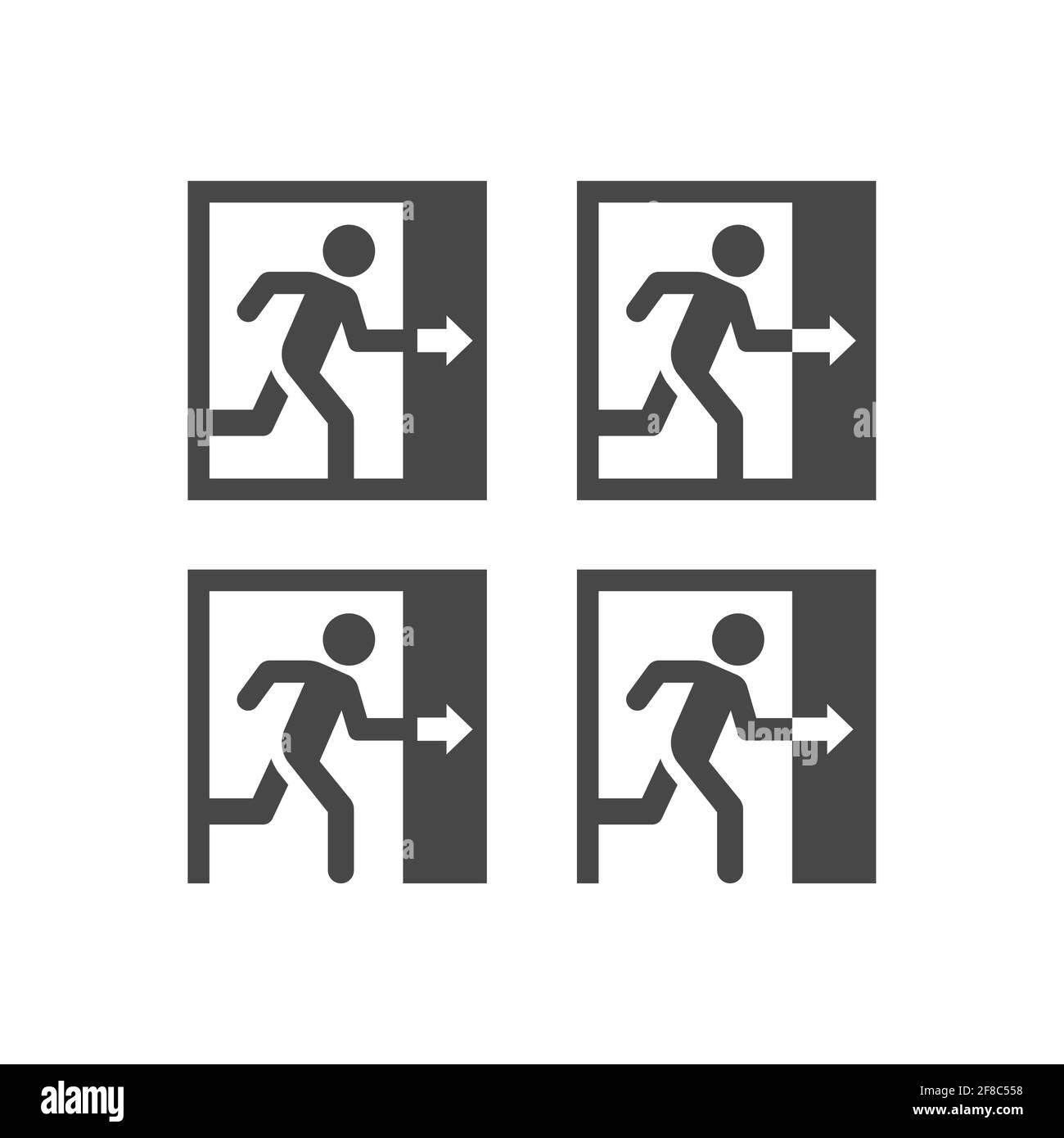 Silhouette man door Cut Out Stock Images & Pictures - Alamy