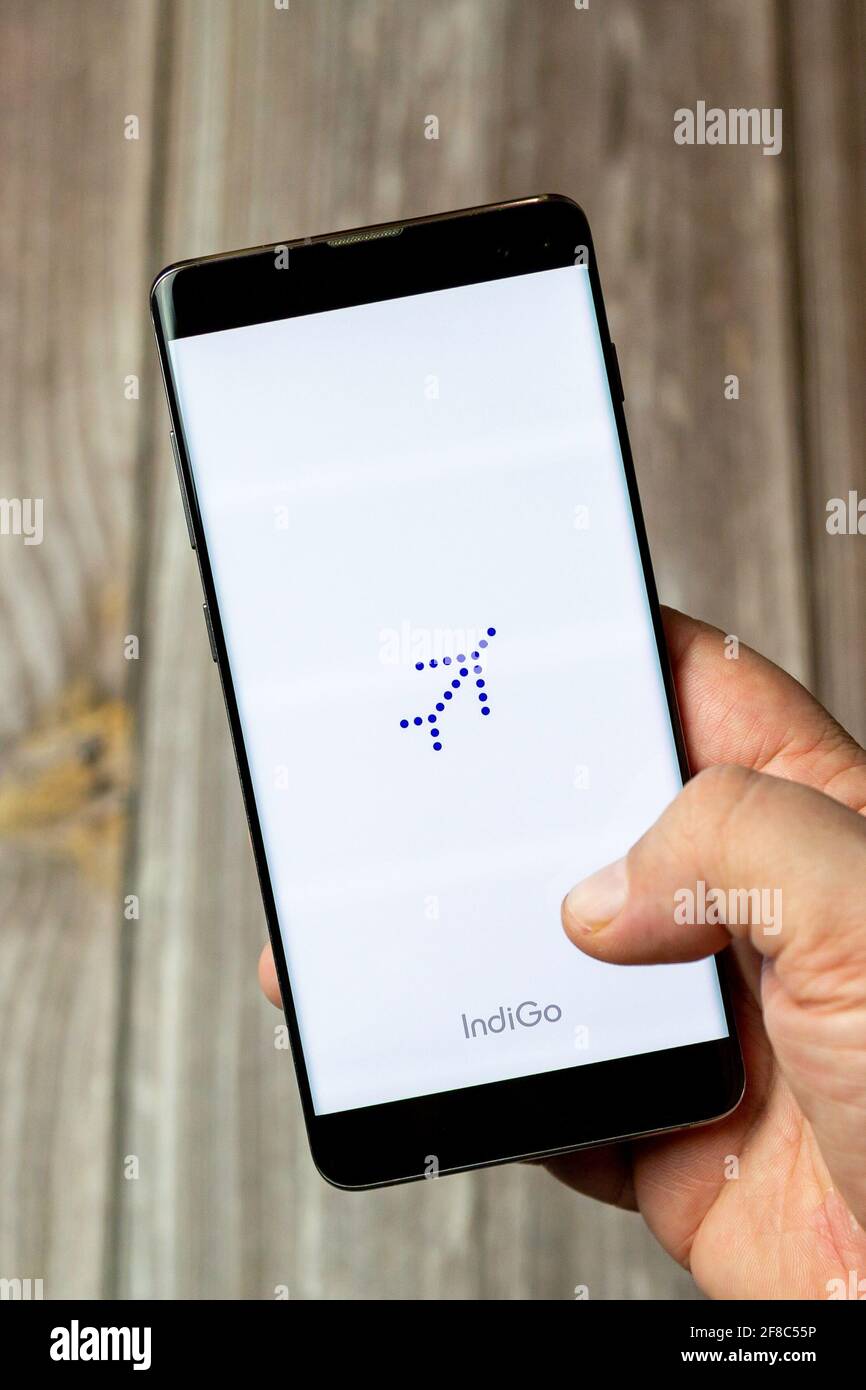 Indigo flight app hi-res stock photography and images - Alamy
