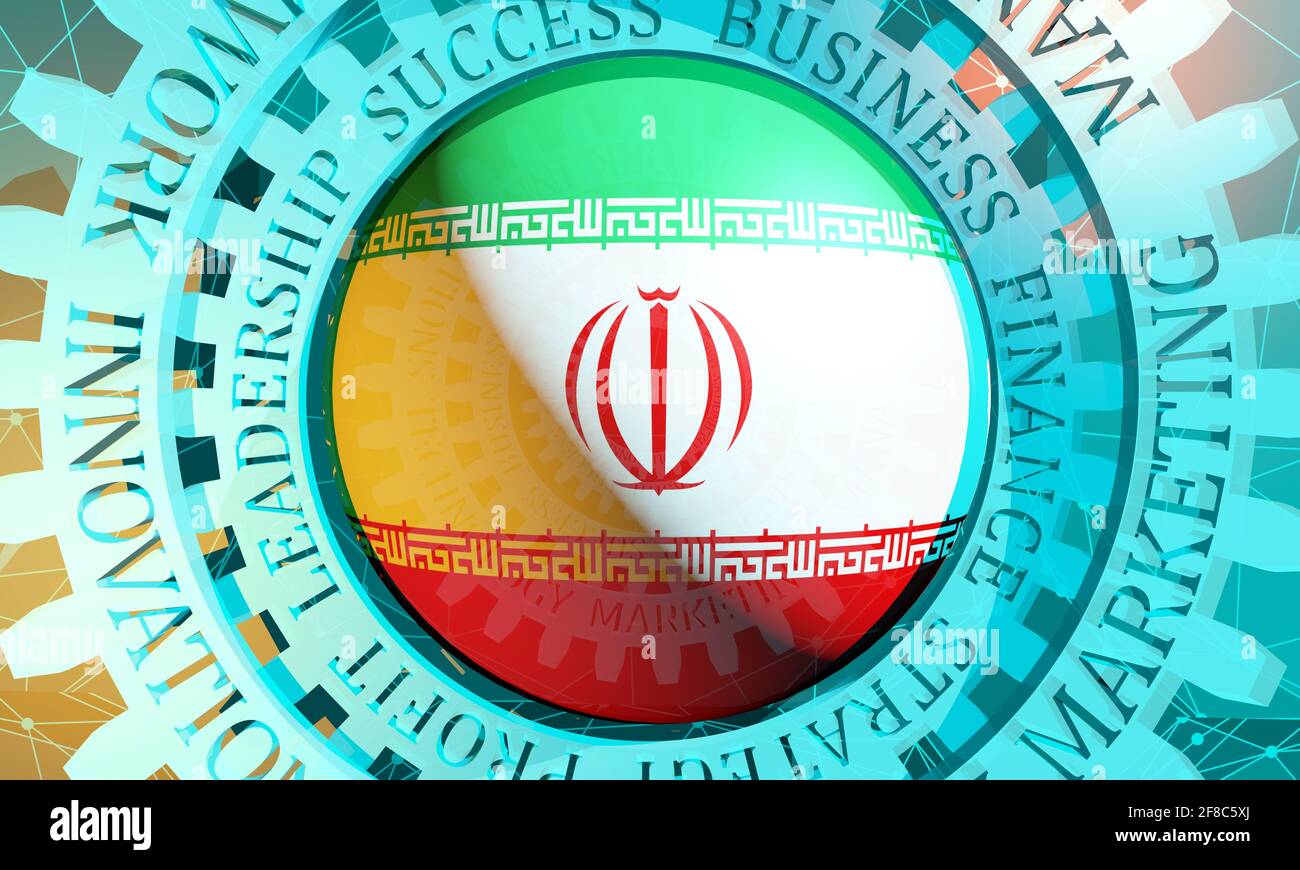 Business relative words on the mechanism of gears. Communication ...