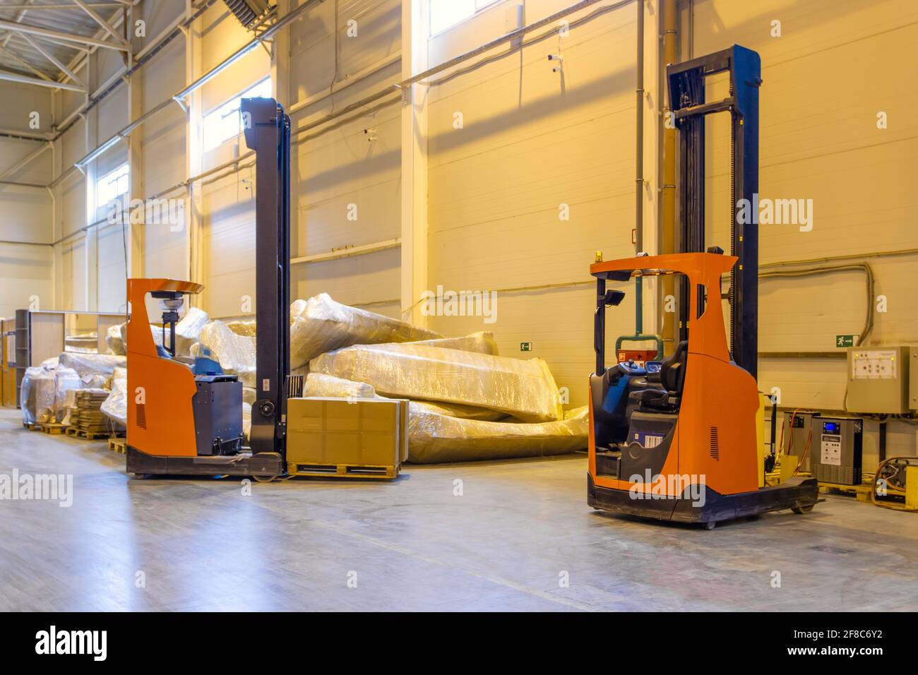 Forklift parking hi-res stock photography and images - Alamy