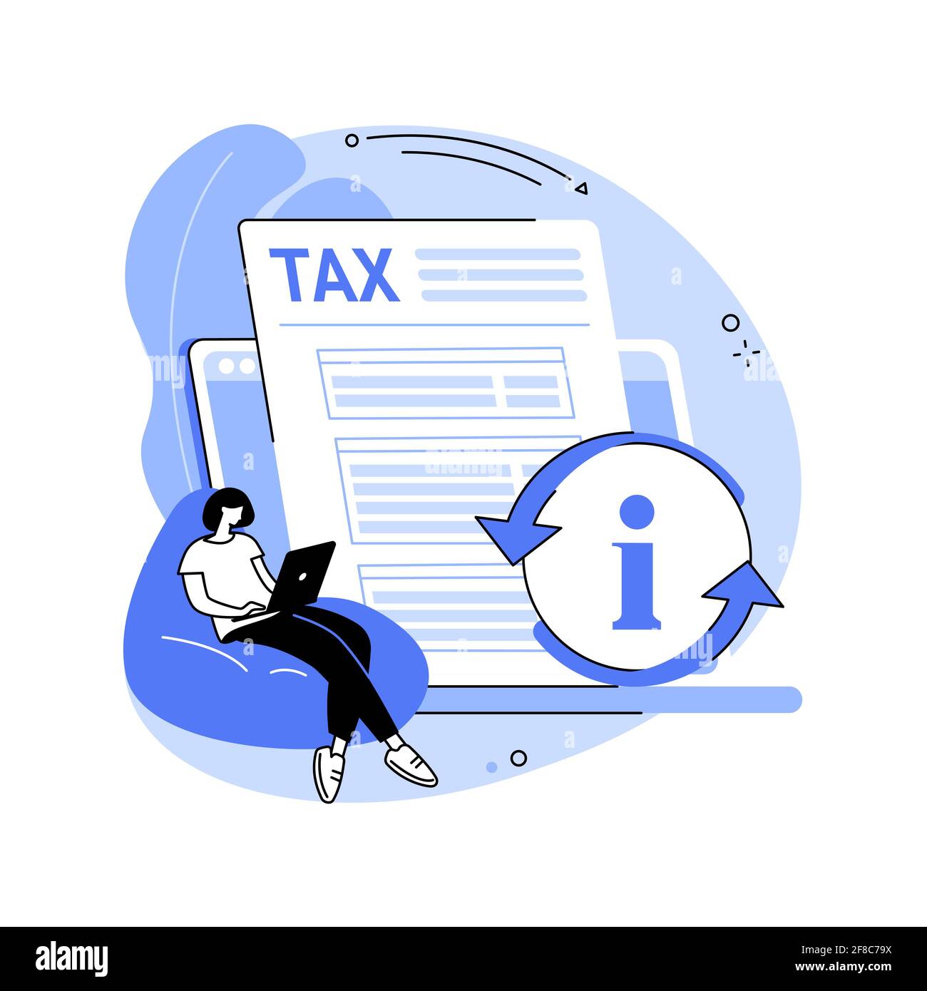 Provide and update your personal information abstract concept vector ...