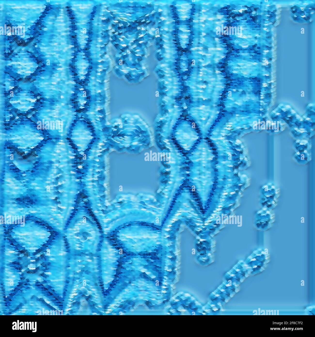 Icy blue abstract texture. Cold colors. Image for design Stock Photo ...