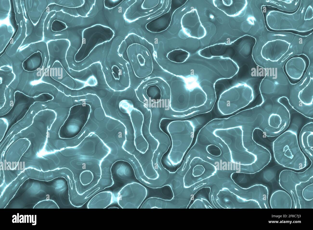 modern creative light blue abstraction energetic shapes digitally made ...