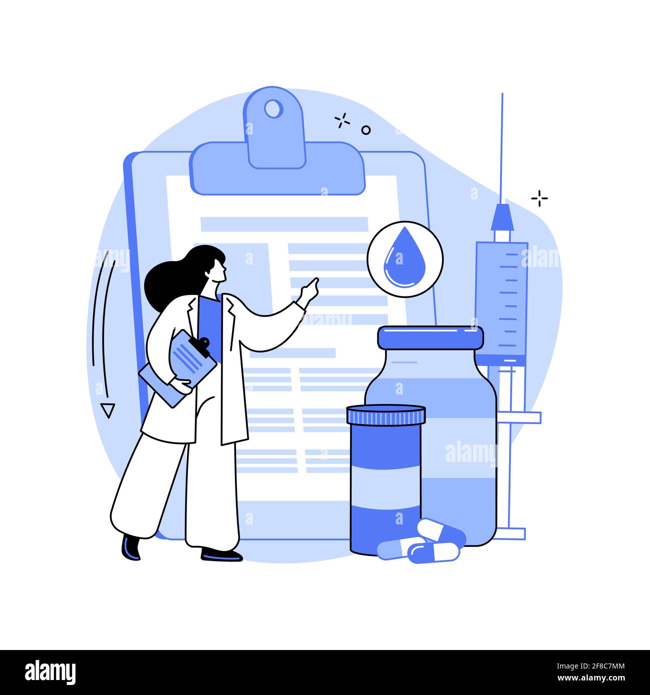 Diabetes medications abstract concept vector illustration Stock Vector ...