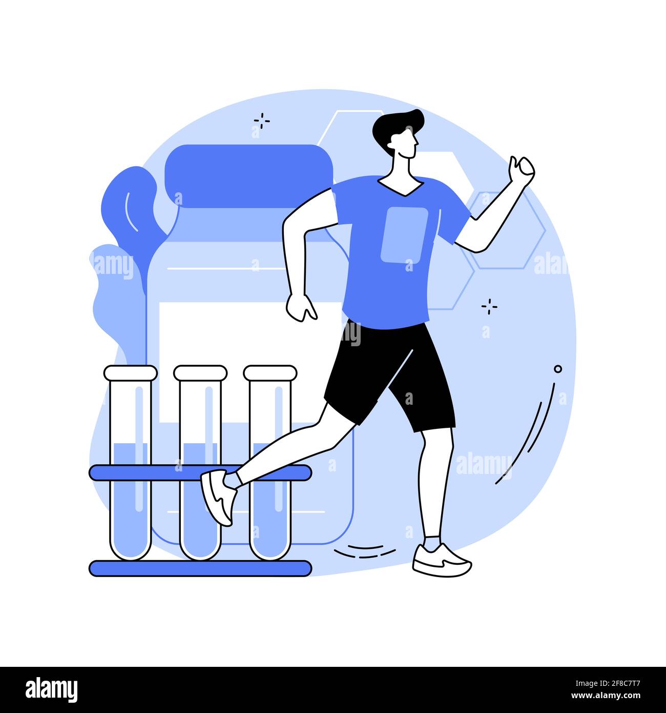 Doping test abstract concept vector illustration Stock Vector Image ...