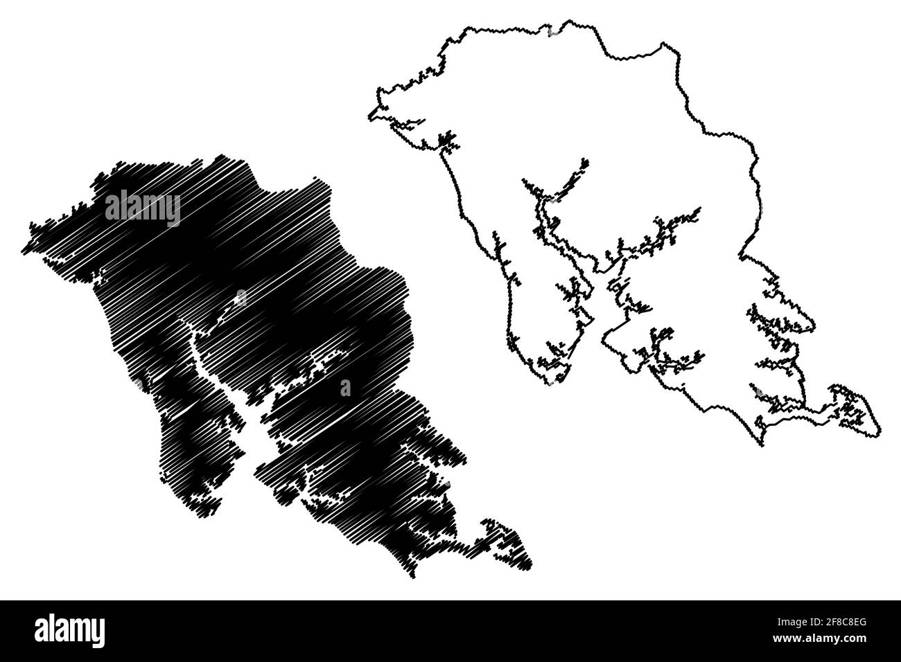 Lancaster virginia map Stock Vector Images - Alamy