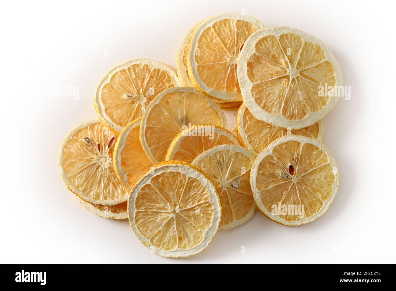 dried lemon slices close up Stock Photo - Alamy