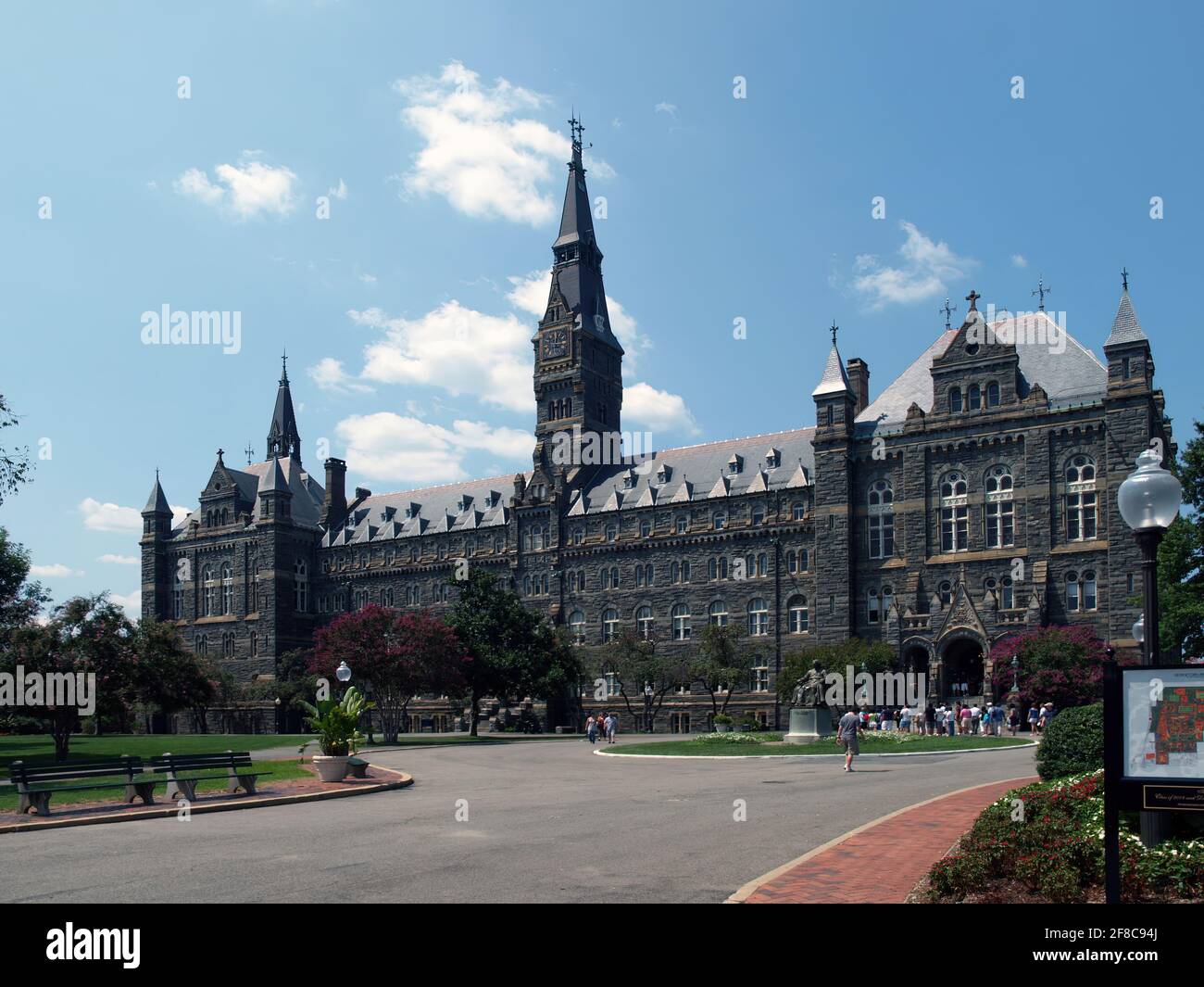 Healy hall georgetown hi-res stock photography and images - Alamy