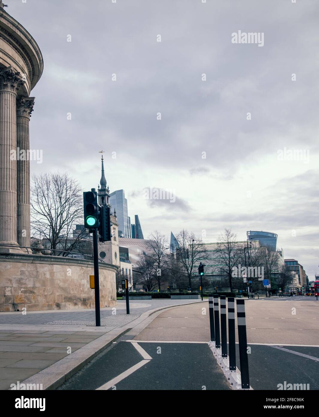 Deserted London, UK during the lockdown early 2021 Stock Photo - Alamy