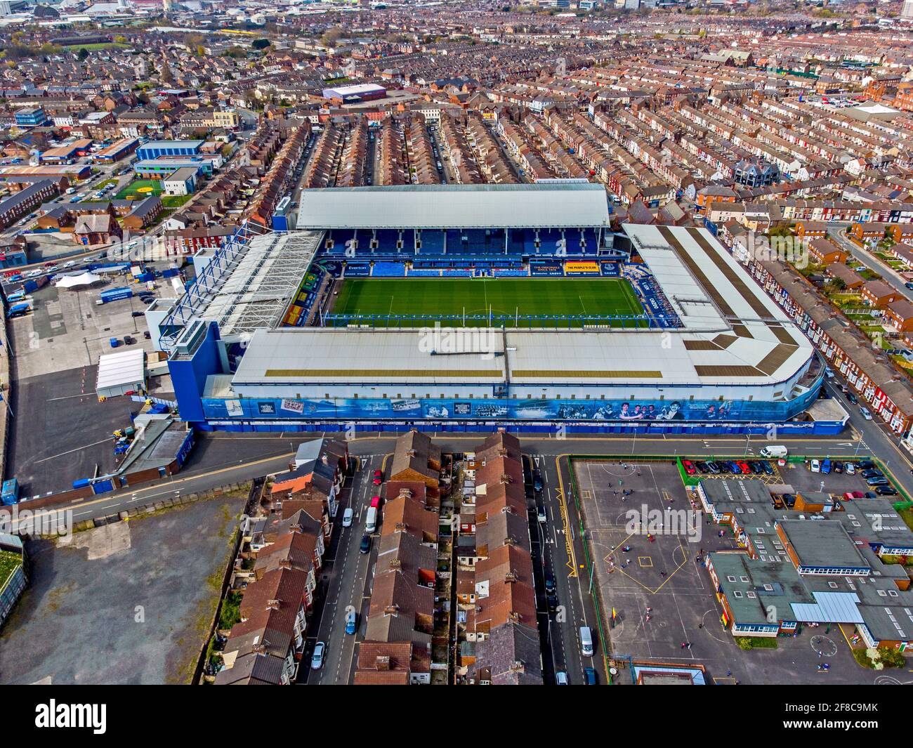 Aerial view of goodison park hi-res stock photography and images - Alamy