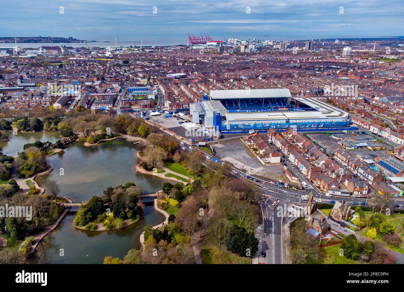 Aerial view of goodison park hi-res stock photography and images - Alamy