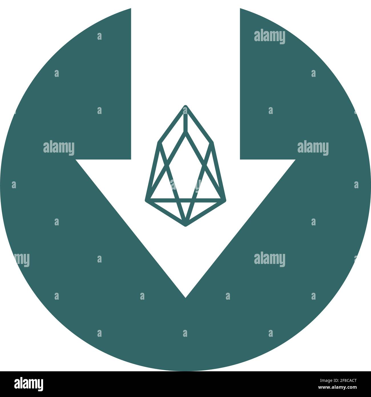 Cost reduction- decrease icon. Vector symbol image isolated on ...