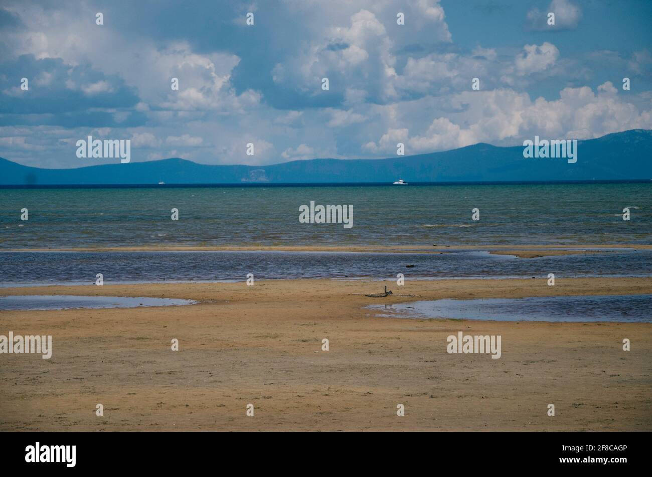 Lake Tahoe California Dried out Lake Stock Photo - Alamy