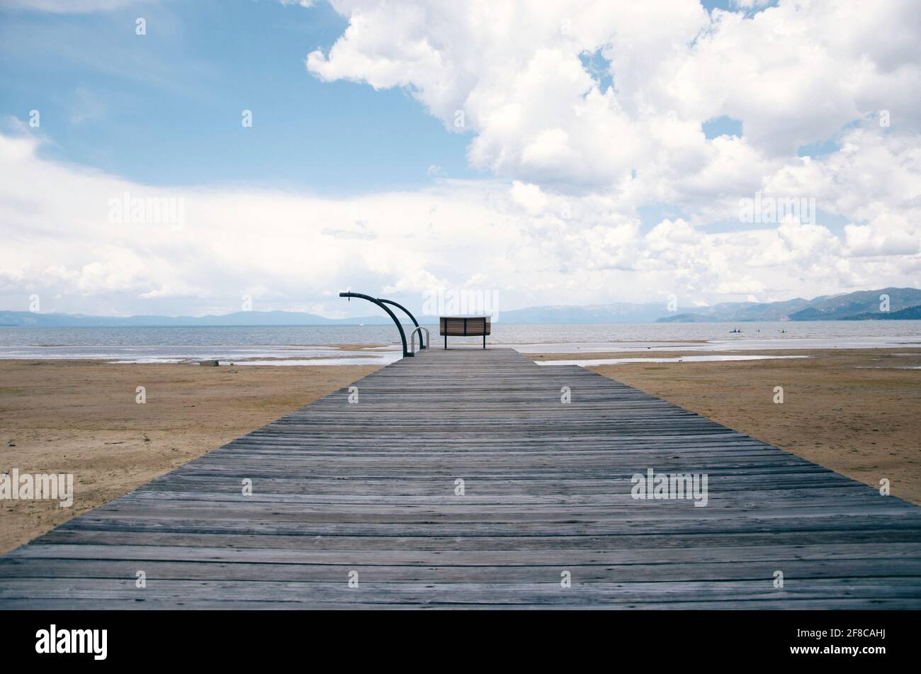 Lake Tahoe California Dried out Lake Stock Photo - Alamy