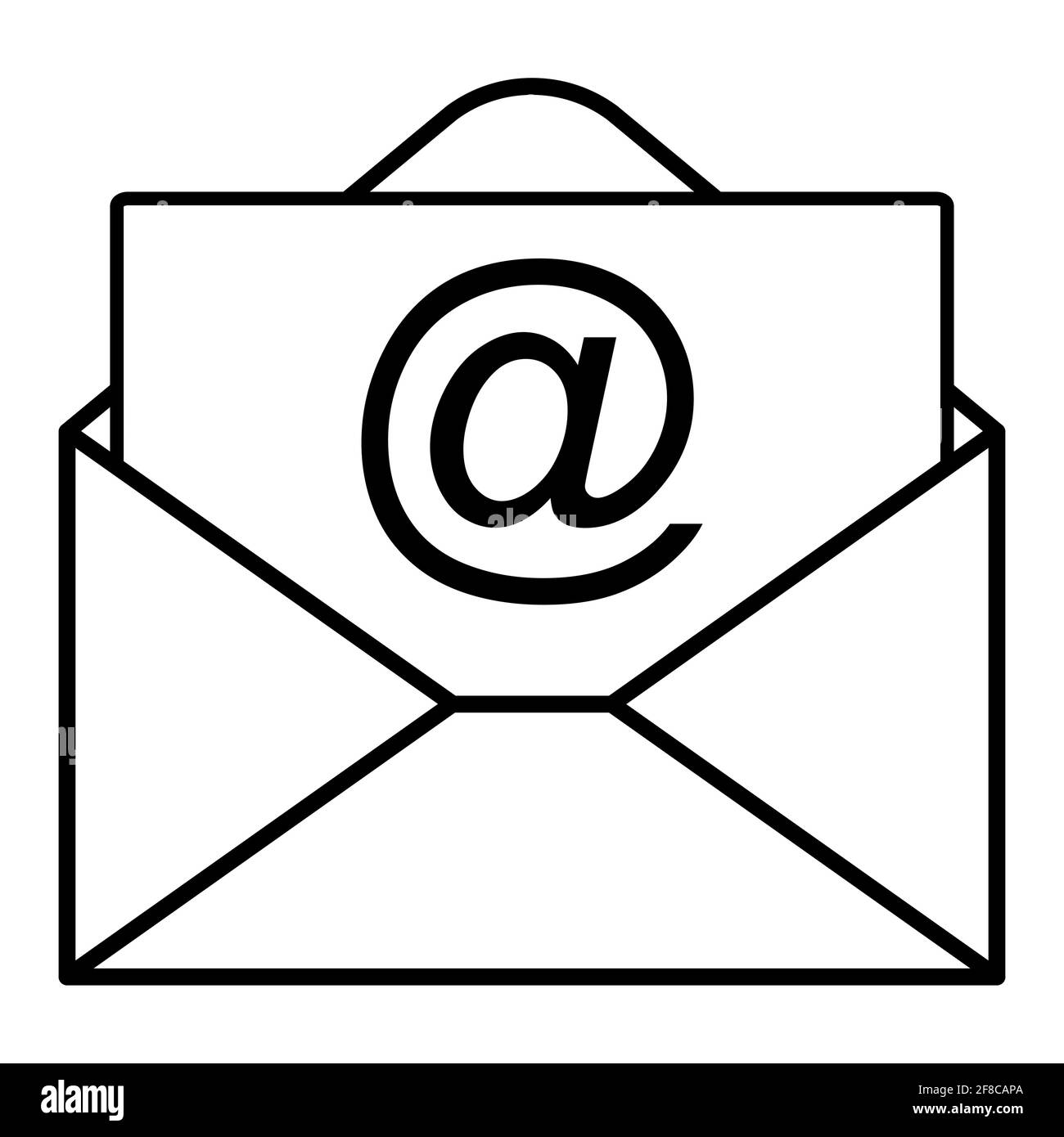 Mail icon for design and websites. Message vector illustration trendy ...