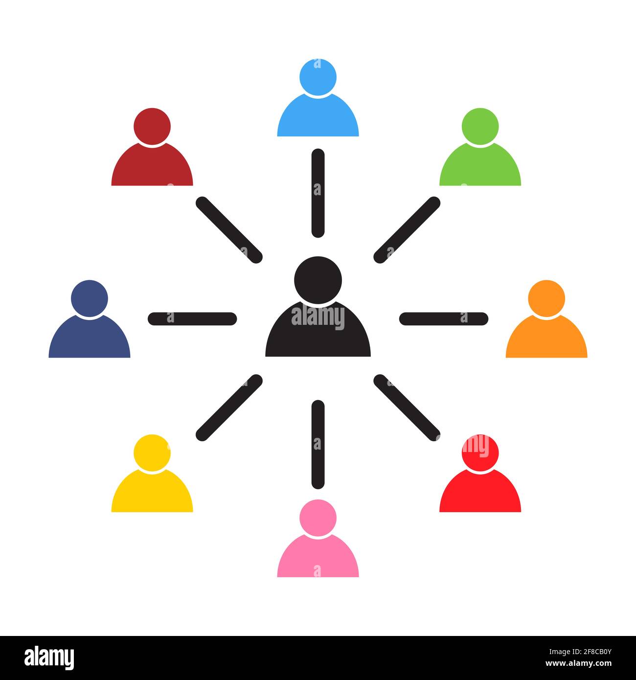 employee engagement vector icon, symbol on white background ...