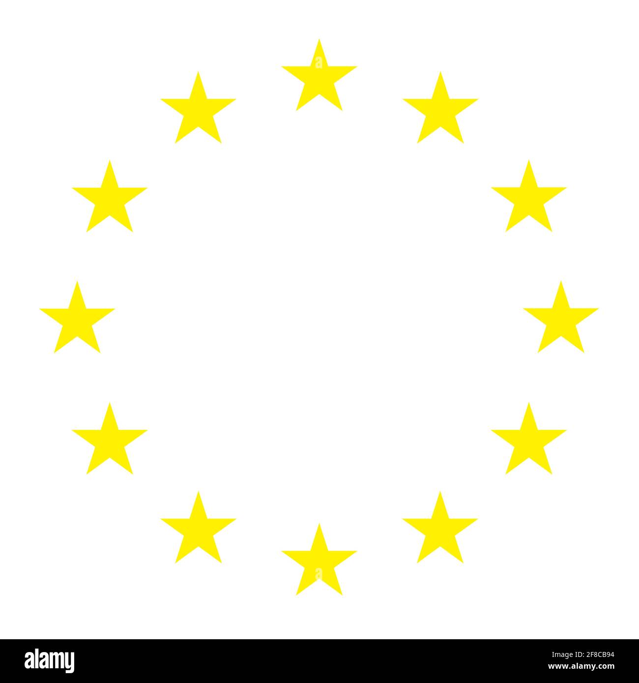 European official star gold union flag , EU flag , color isolated on ...
