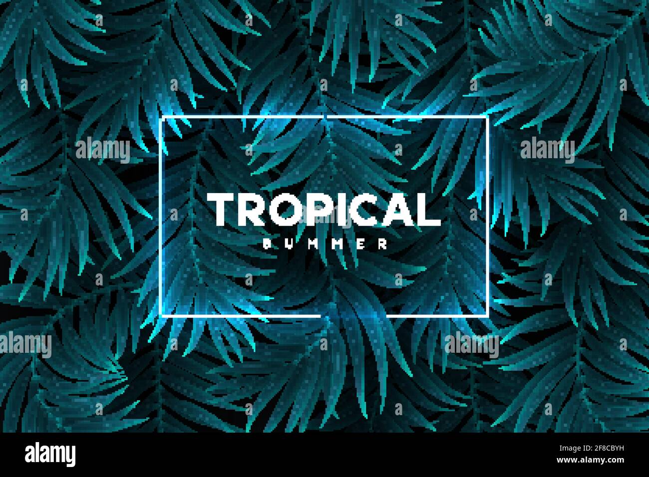 Exotic tropical background Stock Vector Image & Art - Alamy