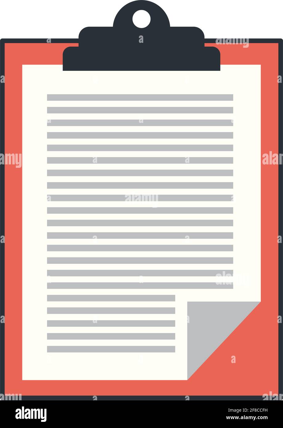 clipboard with papers Stock Vector Image & Art - Alamy