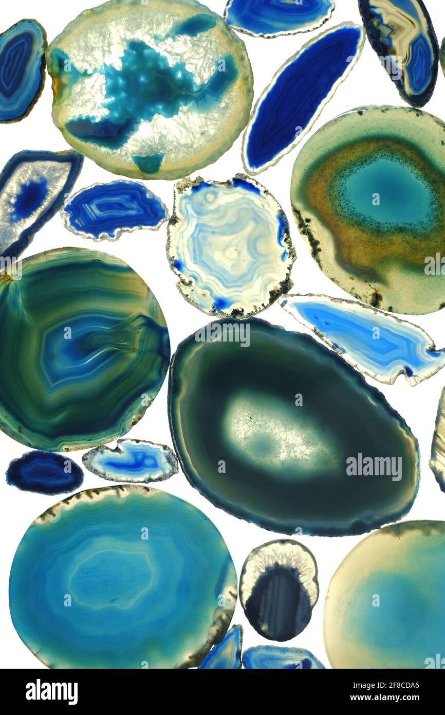 Blue agates hi-res stock photography and images - Alamy