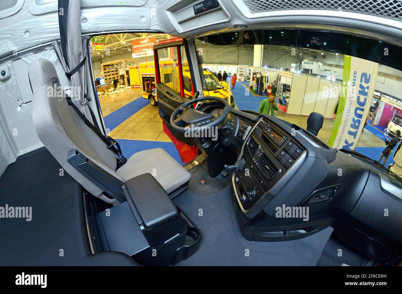 Transport lorry cab interior hi-res stock photography and images - Alamy