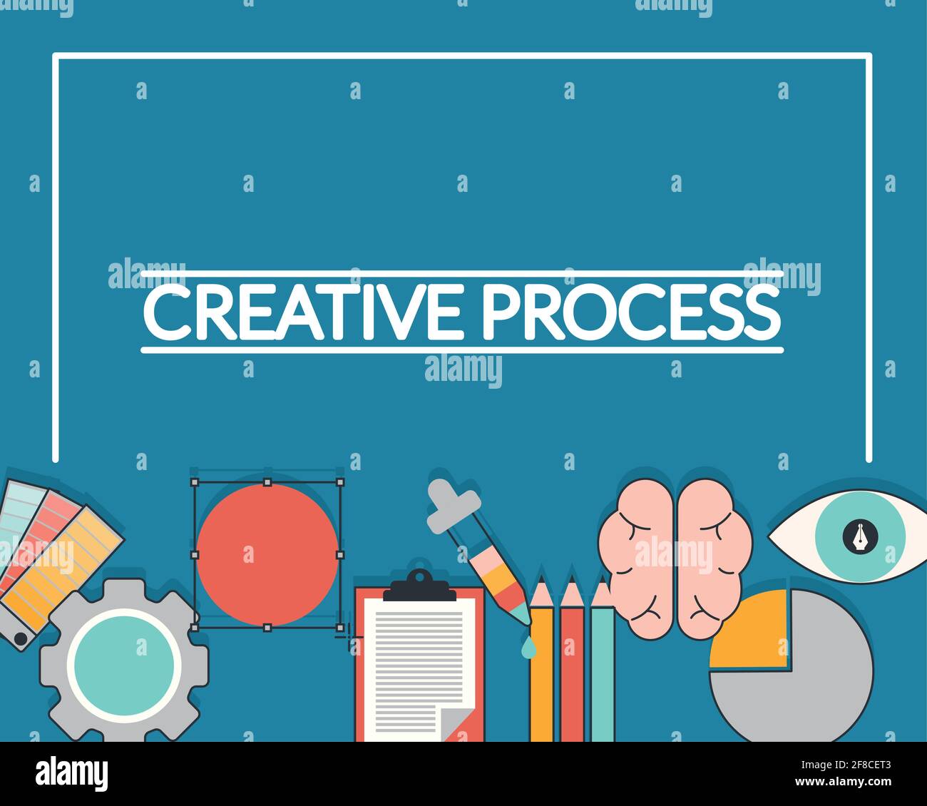 creative process card Stock Vector Image & Art - Alamy