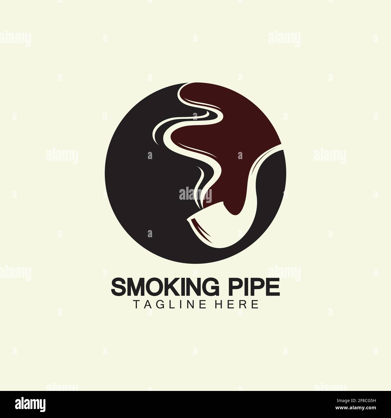 Pipe Smoking Logo icon vector illustration design.Tobacco, cigar, pipe ...
