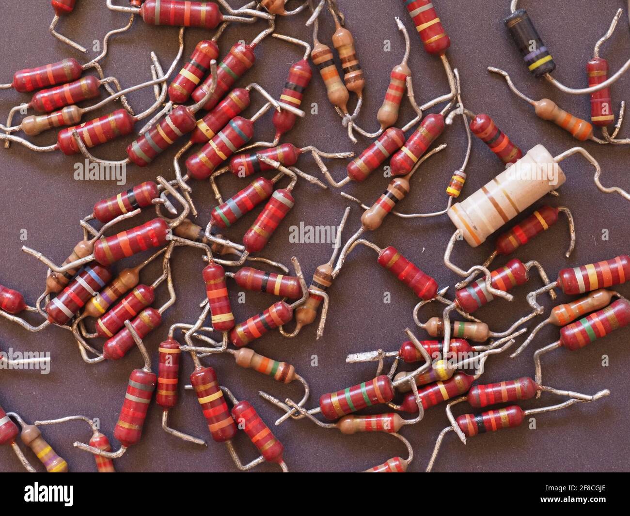 Passive resistor for electrical resistance in a circuit Stock Photo - Alamy