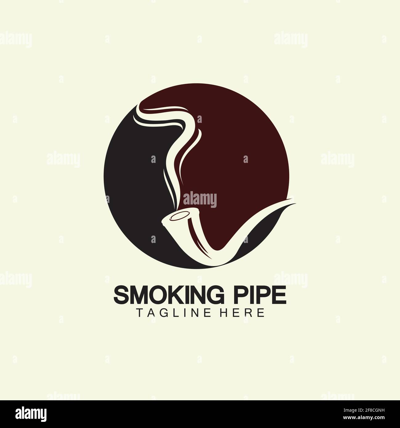 Pipe Smoking Logo icon vector illustration design.Tobacco, cigar, pipe ...