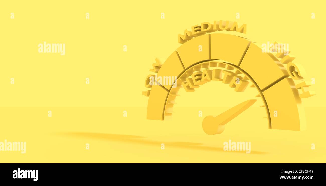 Scale with arrow. The health level measuring device icon. Sign ...