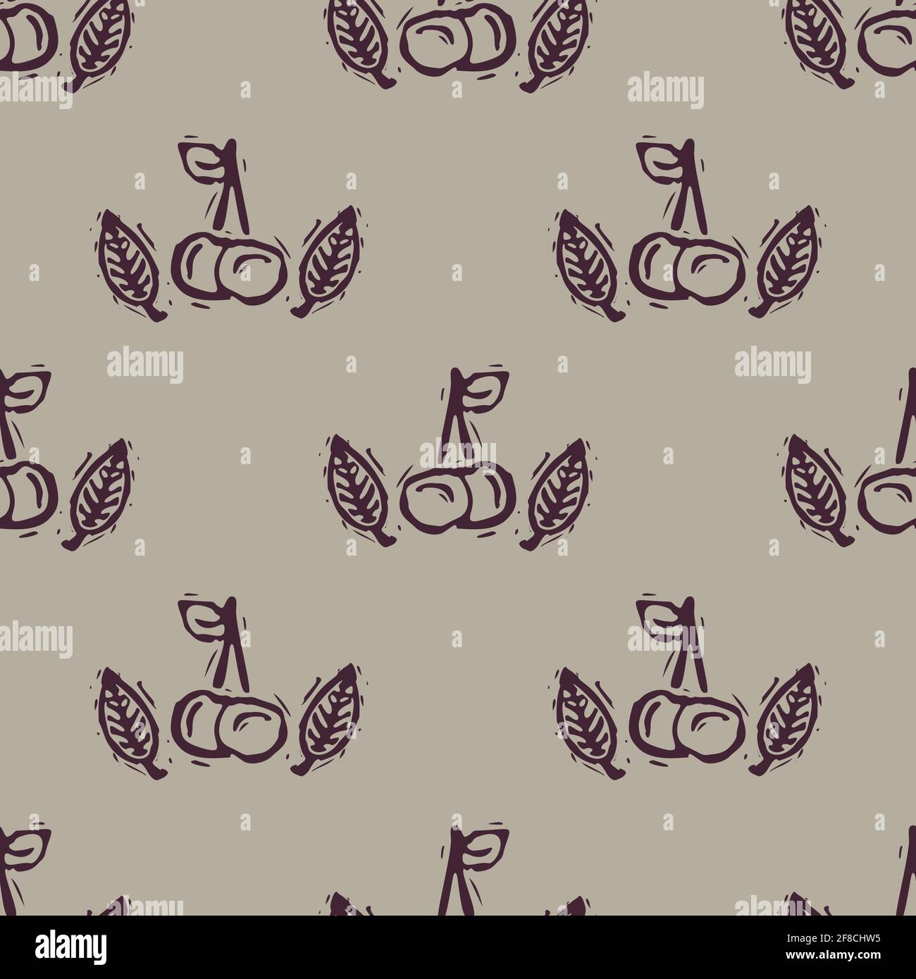 Rough cut cherry Stock Vector Images - Alamy