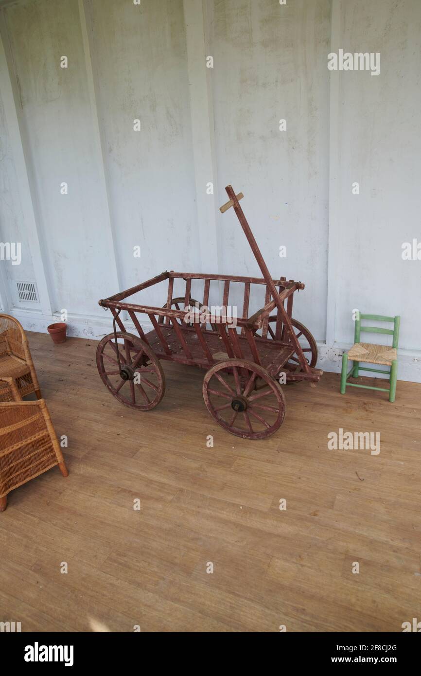 Wooden Hand Cart High Resolution Stock Photography and Images - Alamy