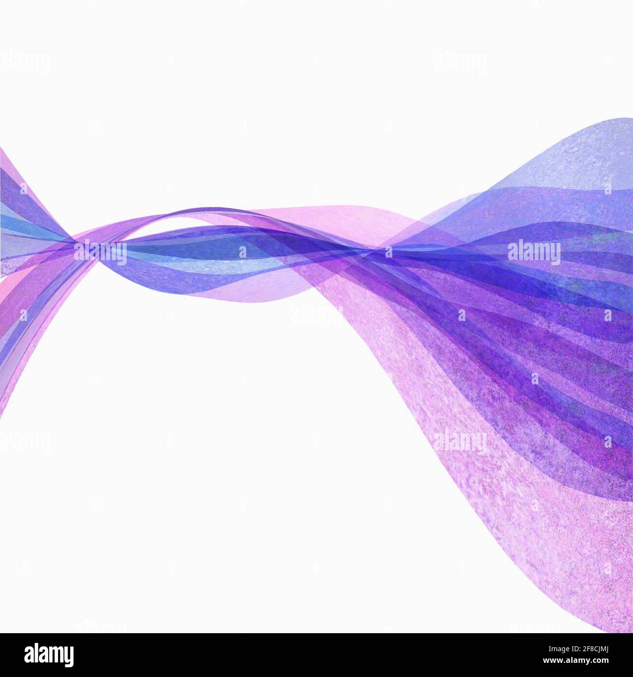 Watercolor transparent wave purple lavender pink color background ...