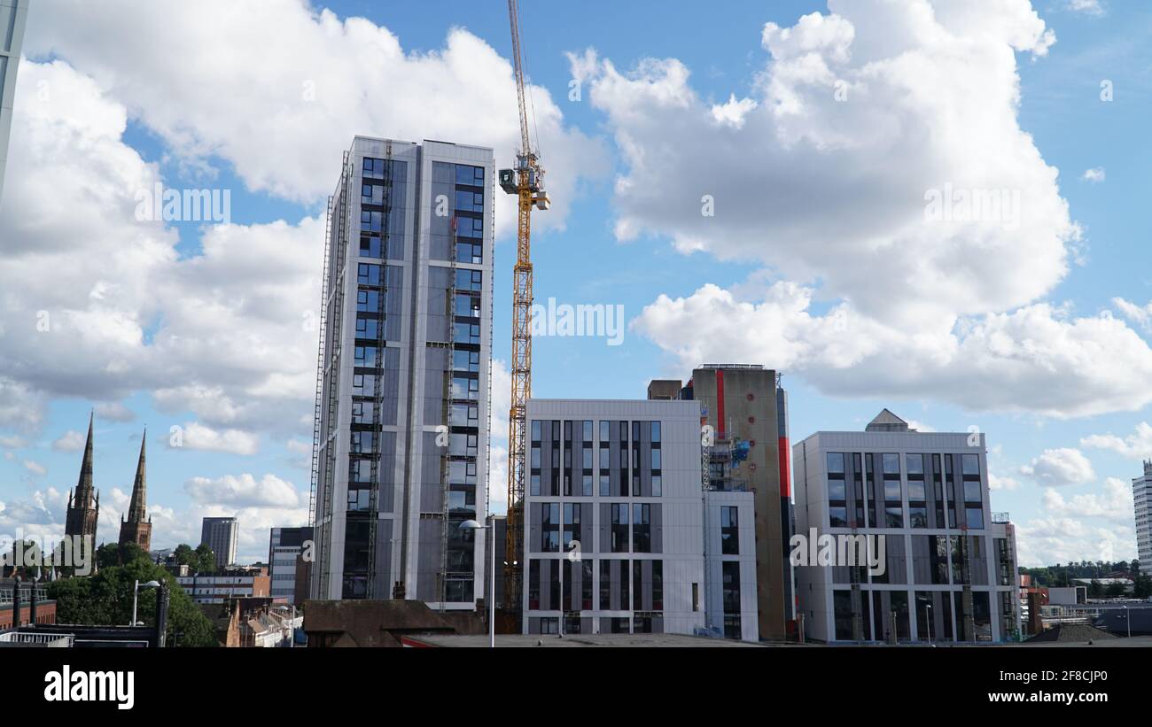 Coventry City Centre Skyline Stock Photo - Alamy