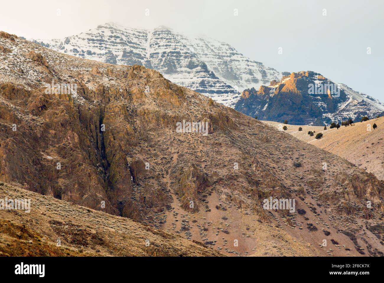 Steens Mountains In Southeastern Oregon Desert Stock Photo - Alamy