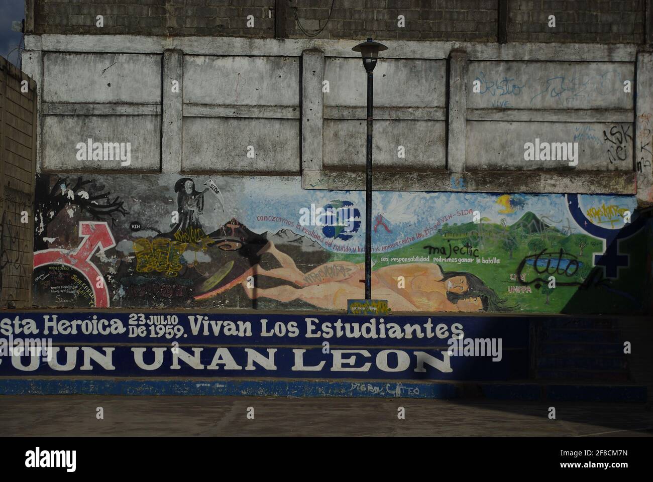 Street art in Leon, Nicaragua Stock Photo - Alamy