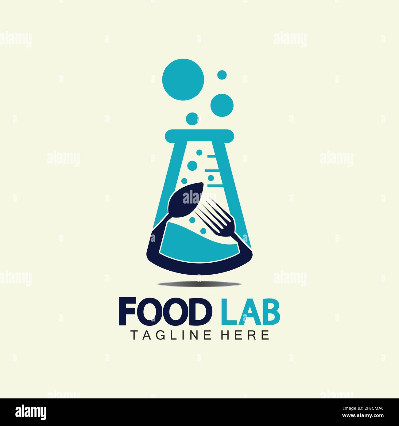 Food Lab logo vector icon illustration design template. lab logo.Lab ...