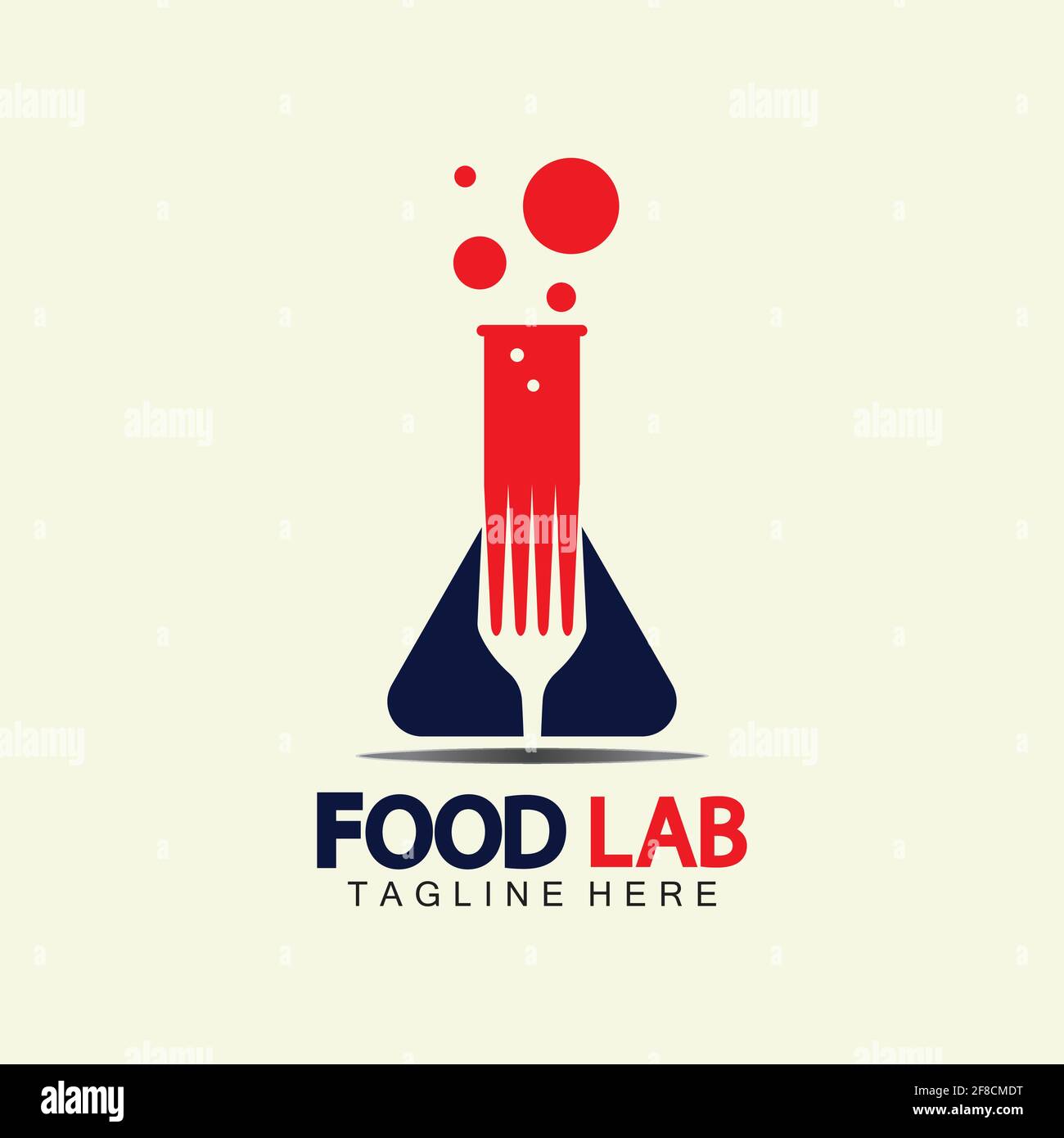 Food Lab logo vector icon illustration design template. lab logo.Lab ...