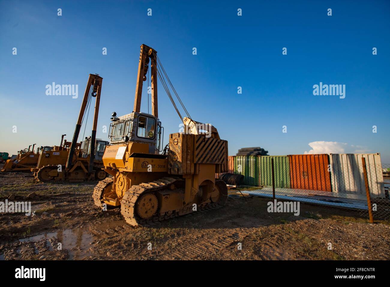 Construction machinery parking hi-res stock photography and images - Alamy