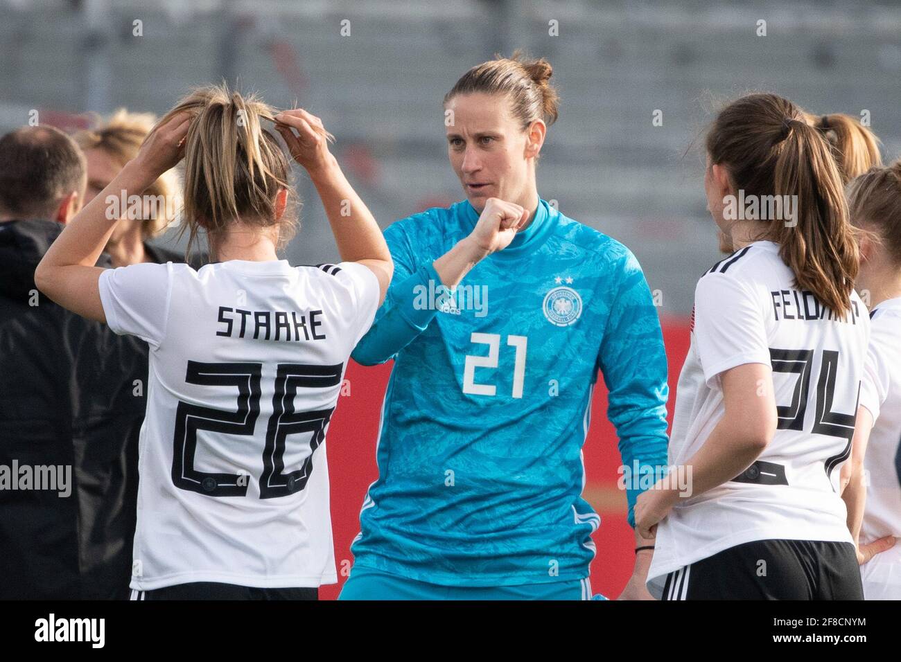 Wiesbaden, Germany. 13th Apr, 2021. Football, Women: Internationals ...