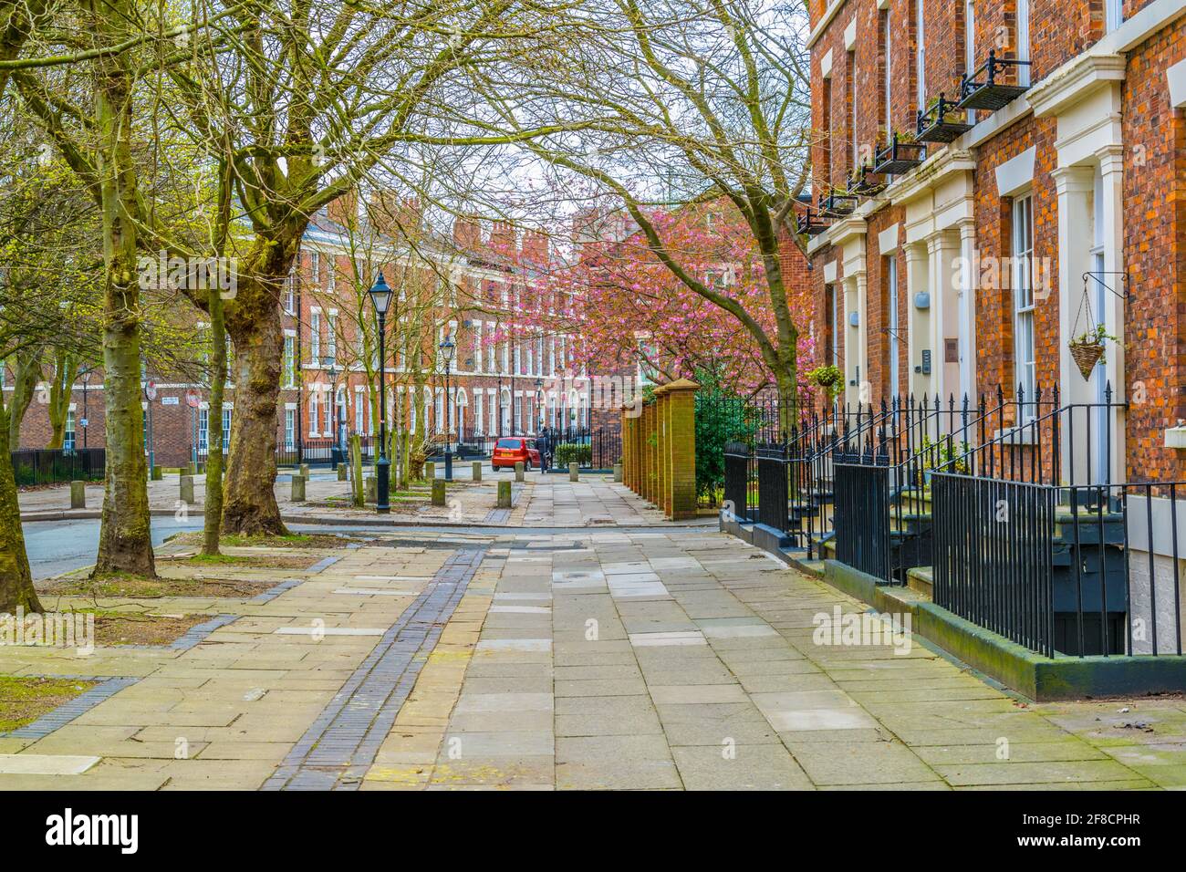 Brick houses in Liverpool, England Stock Photo - Alamy