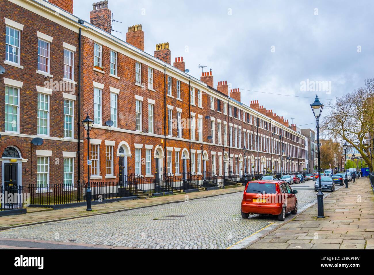 Brick houses in Liverpool, England Stock Photo - Alamy