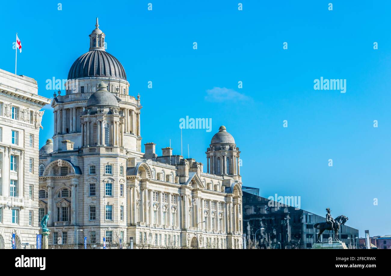 Port of Liverpool building in Liverpool, England Stock Photo - Alamy