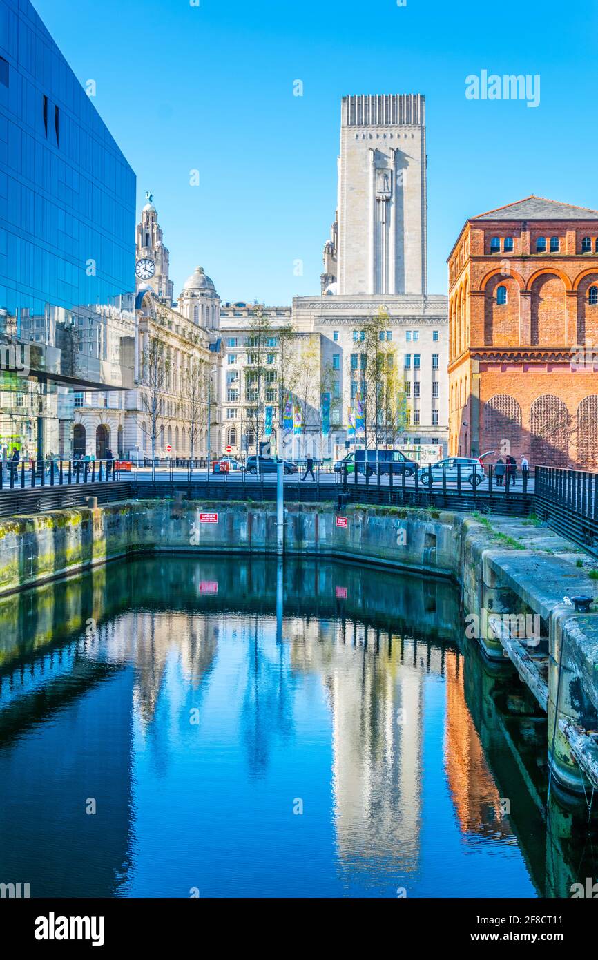 Georges dock building in Liverpool, England Stock Photo - Alamy
