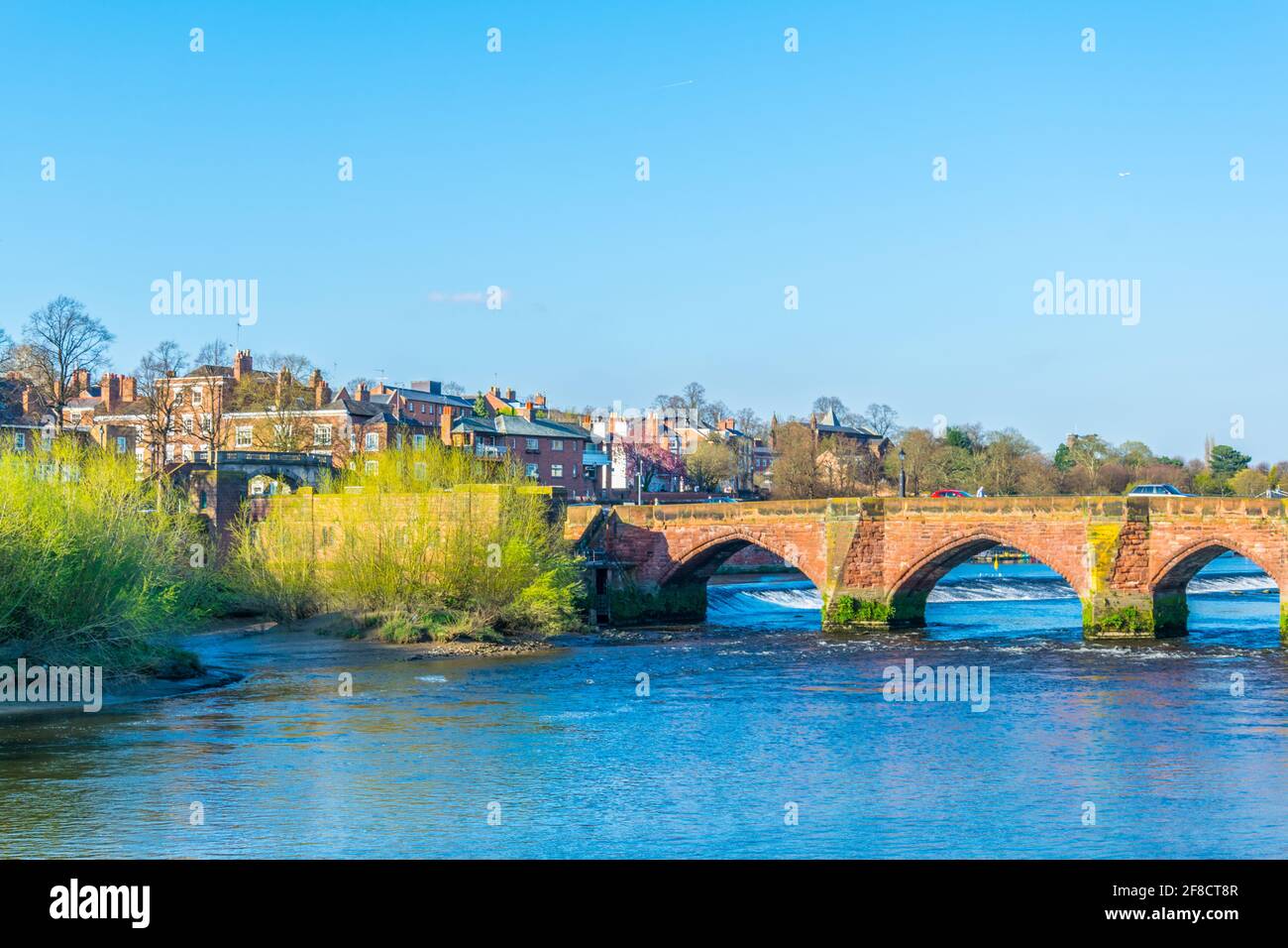 Old Dee bridge in Chester, England Stock Photo - Alamy