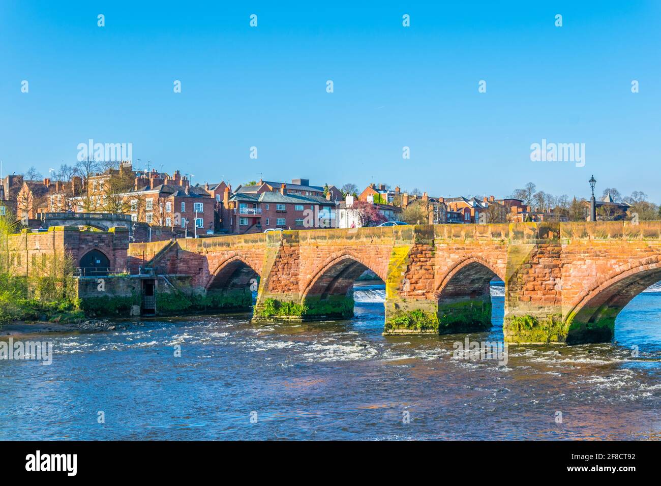 Old Dee bridge in Chester, England Stock Photo - Alamy