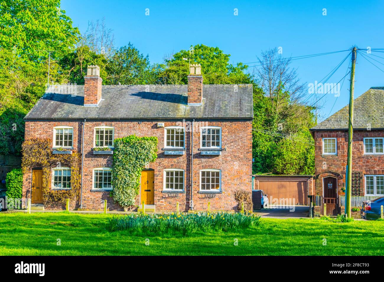 Brick houses in Chester, England Stock Photo - Alamy