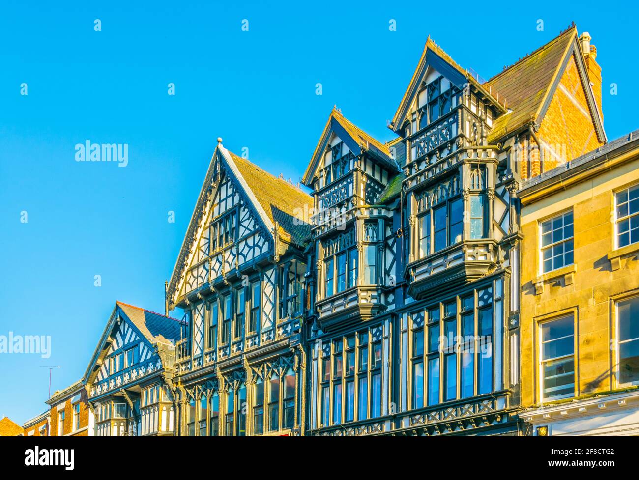 Traditional wooden houses in Chester, England Stock Photo - Alamy